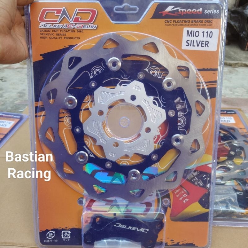 Jual PIRINGAN CAKRAM DEPAN DELKEVIC 260MM K-SPEED MIO SPORTY J SMILE M3 ...