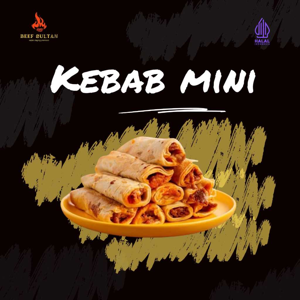 Jual (Bisa Instan) Kebab Mini Frozen isi 10 | Kebab Isi Daging Frozen ...