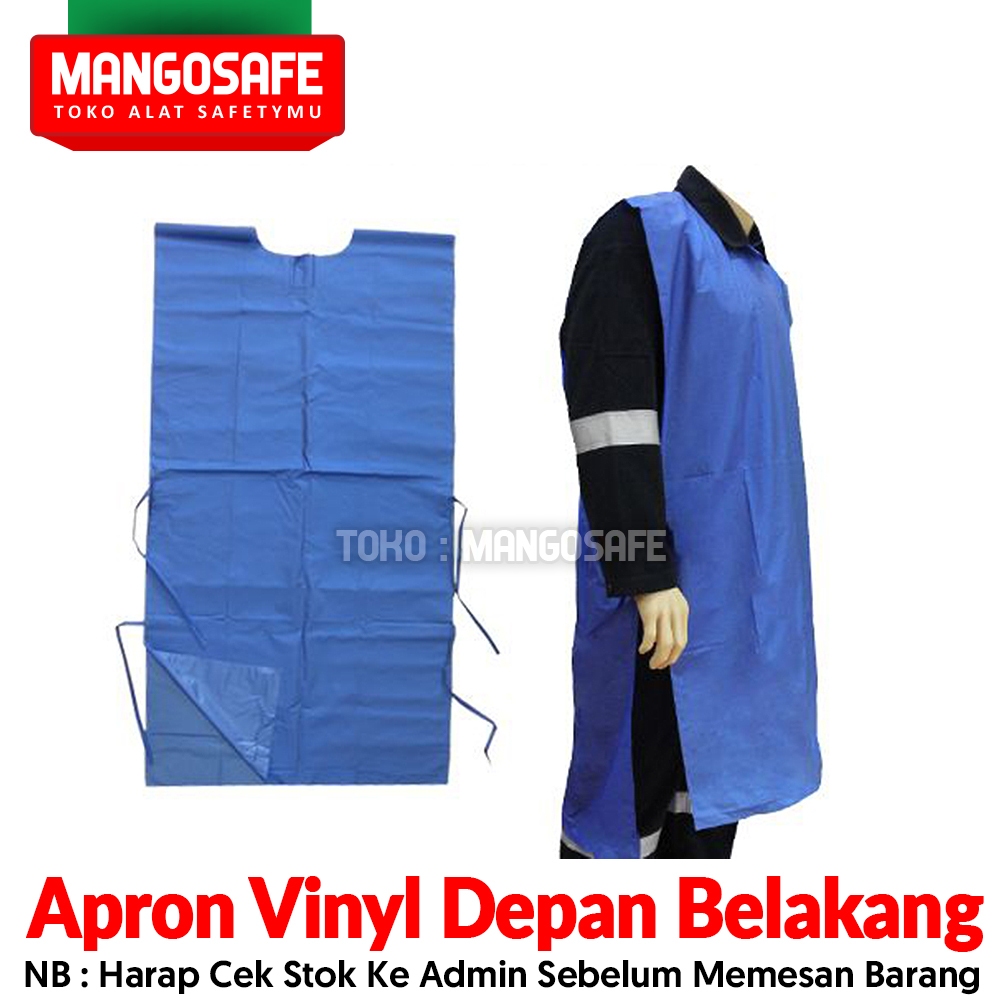 Jual Apron Vinyl Depan Belakang Pelindung dari Bahan Kimia / Apron ...