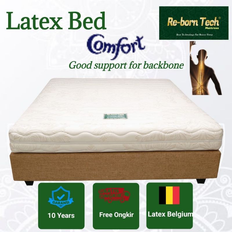 Jual Re-born Tech Kasur Matras Latex Orthopedic Premium 160x200 ...