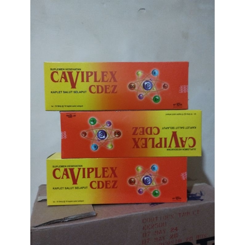 Jual CAVIPLEX CDEZ BOX / Suplemen Daya Tahan Tubuh | Shopee Indonesia