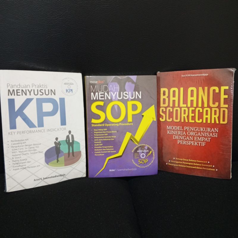 Jual Paket Buku Kepegawaian/HRD Murah: KPI, SOP, dan Balance Scorecard ...