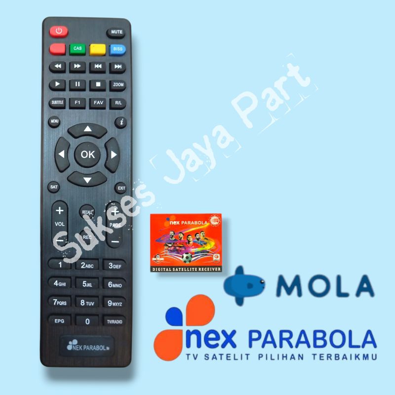 Jual Remote Nex Parabola Merah Remote Optus GOL nex mola nex dangdut ...