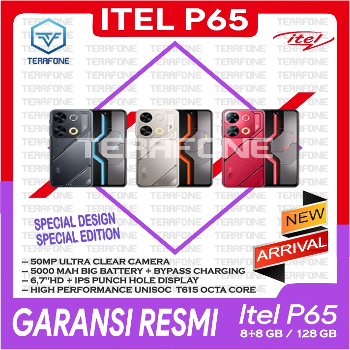 Jual ITEL P65 4G RAM 16 (8+8) / 128 GB GARANSI RESMI TERMURAH FREE ...