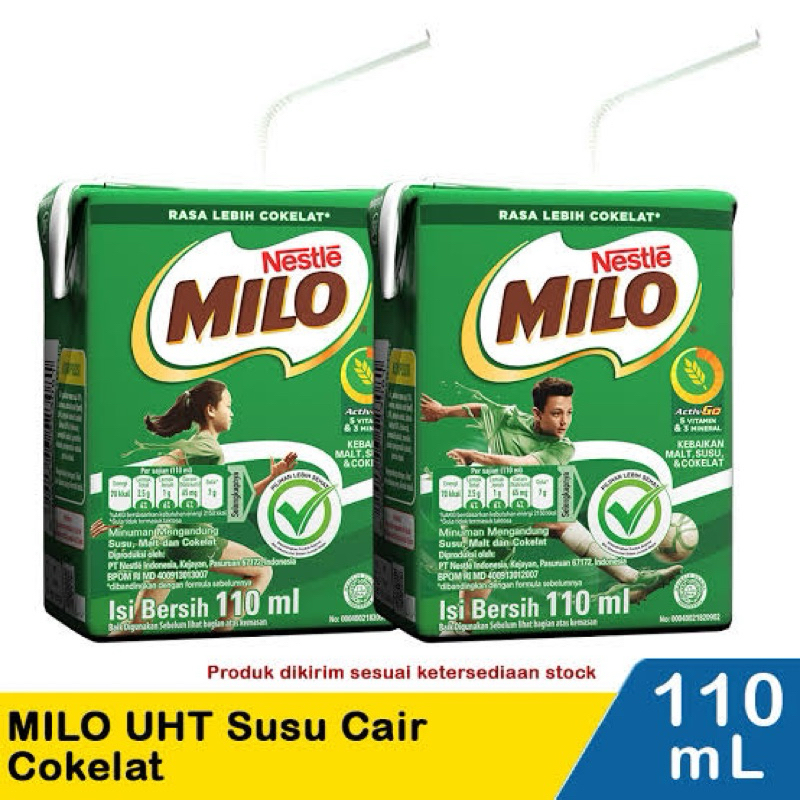 Jual MILO KOTAK KECIL 110 ML NESTLE DUS ISI 36 PCS | Shopee Indonesia