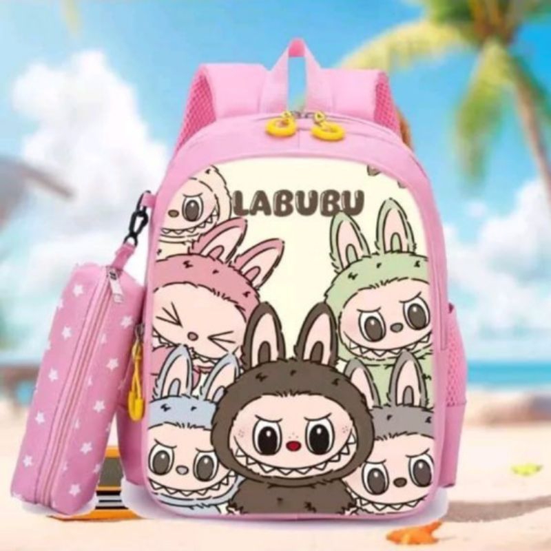 Jual Tas Anak Sekolah SD SMP SMA LABUBU SIX Tas Ransel Anak Sekolah | Shopee Indonesia