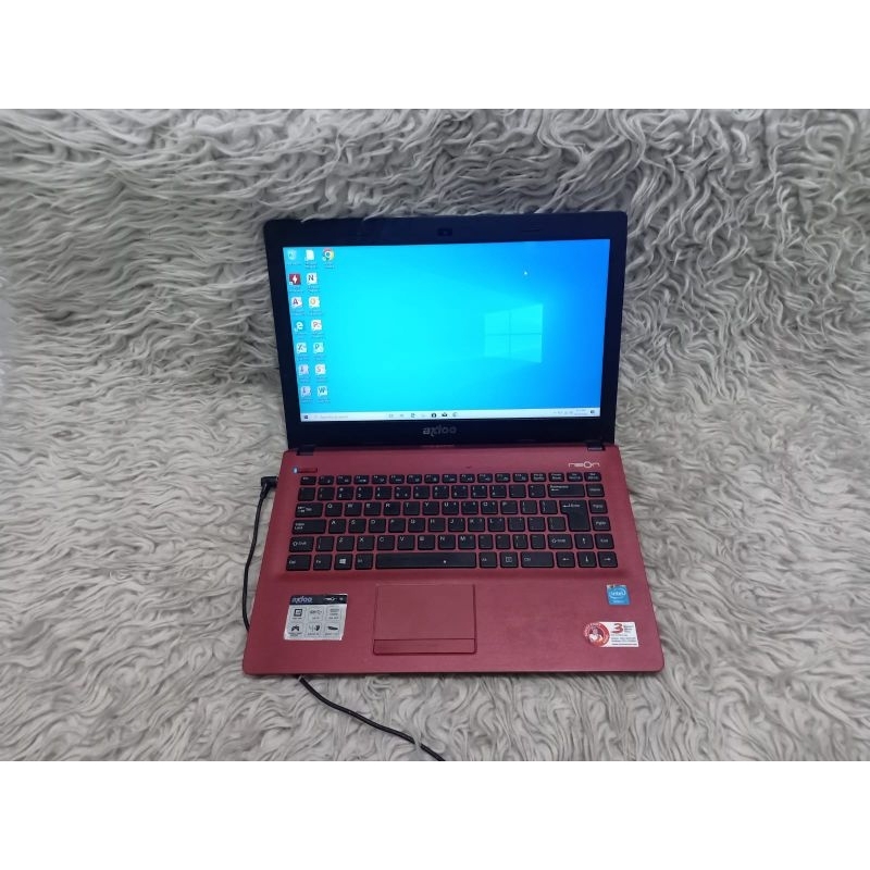 Jual Laptop Axioo Neon TNH Ram 2gb HDD 500gb intel celeron Siap pakai ...