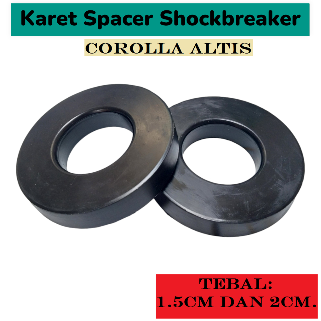 Jual Karet tatakan support shockbreaker Depan Belakang Atas Corolla Altis 1Set(2Pcs) | Shopee ...