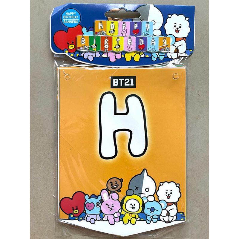 Jual Banner Happy Birthday Segi lima Karakter | Shopee Indonesia