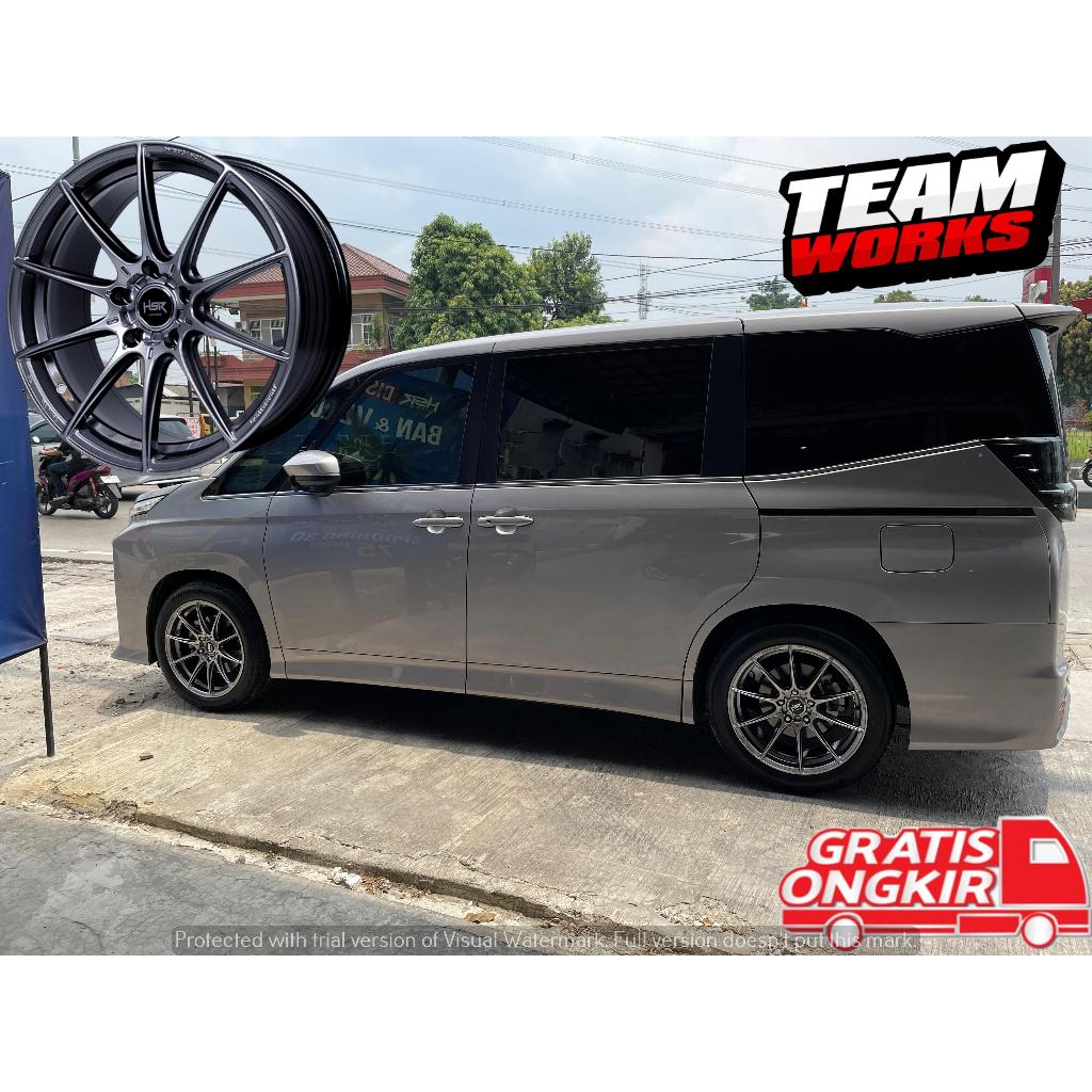 Jual VELG RACING MOBIL VOXY VELLFIRE ALPHARD RING 18 HSR FG TOBELO R18 ...