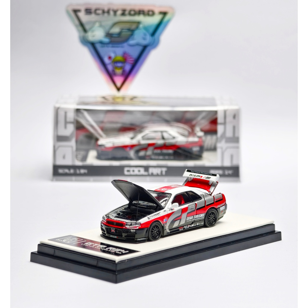 Jual Cool Art x Time Micro Nissan GT-R R34 Z-Tune Nismo Gran Turismo ...