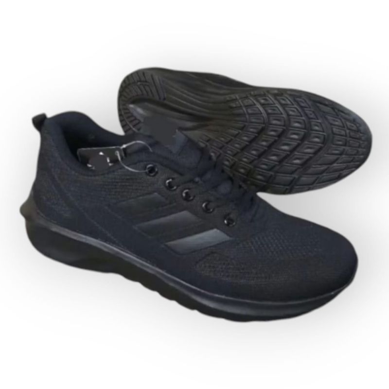 Jual Sepatu sekolah hitam putih hitam polos pria/ wanita sepatu sneakers sekolah | Shopee Indonesia