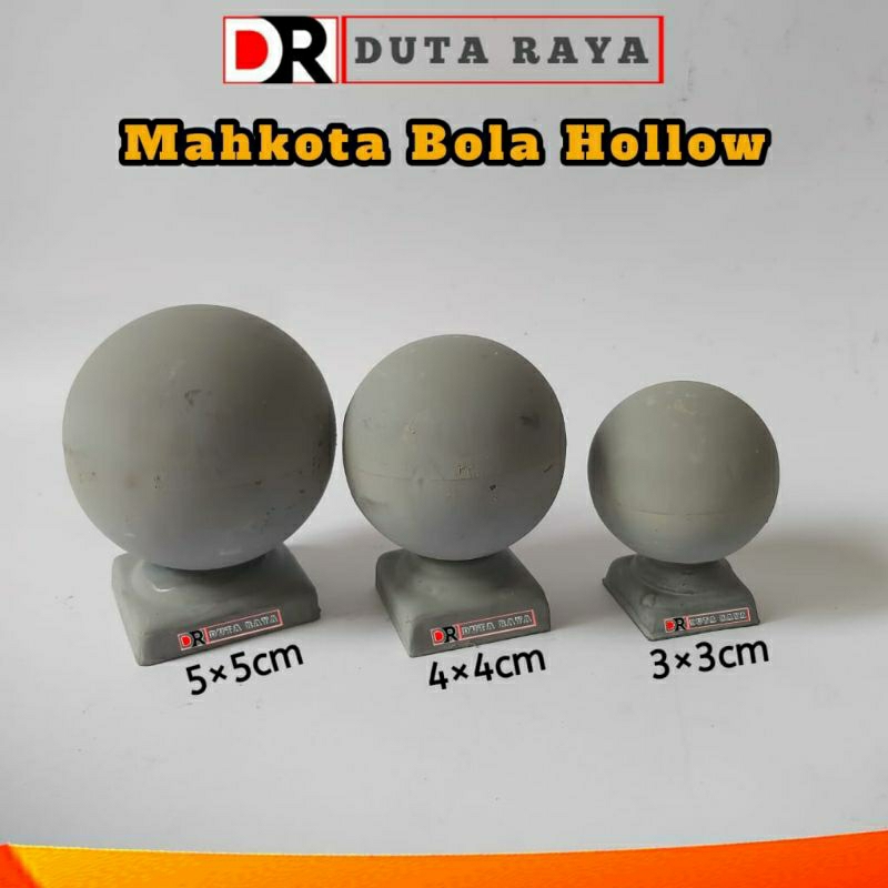 Jual Mahkota Bola Besi Hollow 3×3, 4×4 & 5×5 Ornamen Aksesoris Hiasan ...