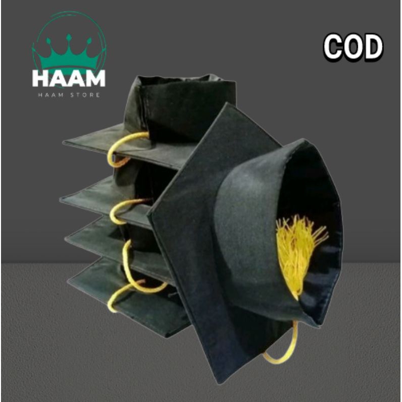 Jual [COD]Topi Toga Topi Sarjana Topi Wisuda Perlengkapan Wisuda ...