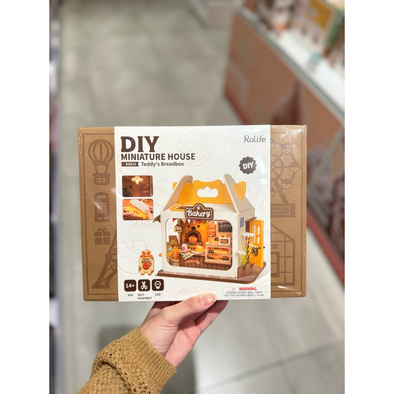 Jual READY STOCK! DIY MINIATURE HOUSE ROLIFE TEDDY’S BREADBOX BREAD BOX BAKERY DS033 | Shopee ...
