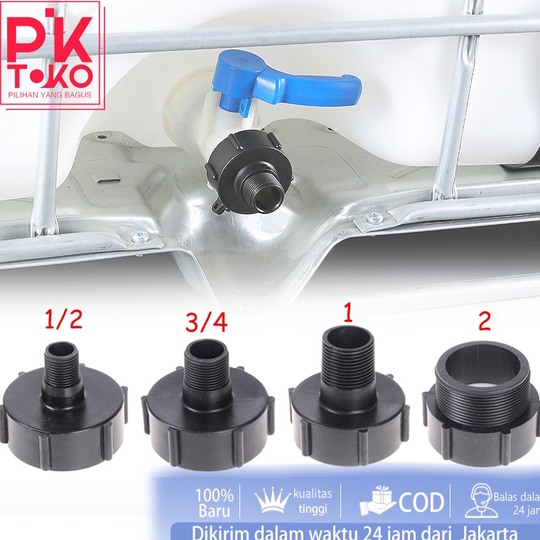 Jual Free Ongkir IBC Tank Adapter Kran Ke Drat Luar 12 34 1 2 Inch ...