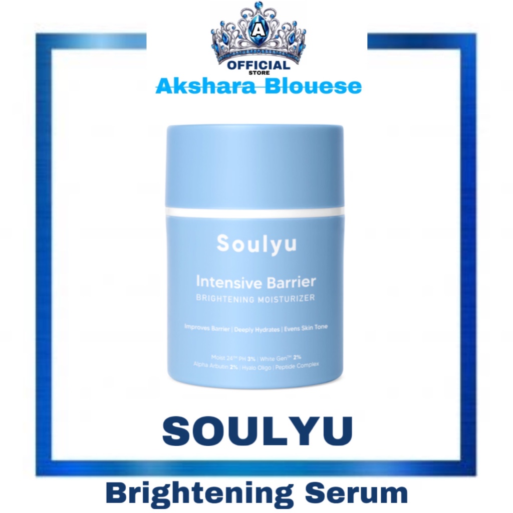 Jual SOULYU Intensive Barrier Brightening Moisturizer 30 ml - Improving ...