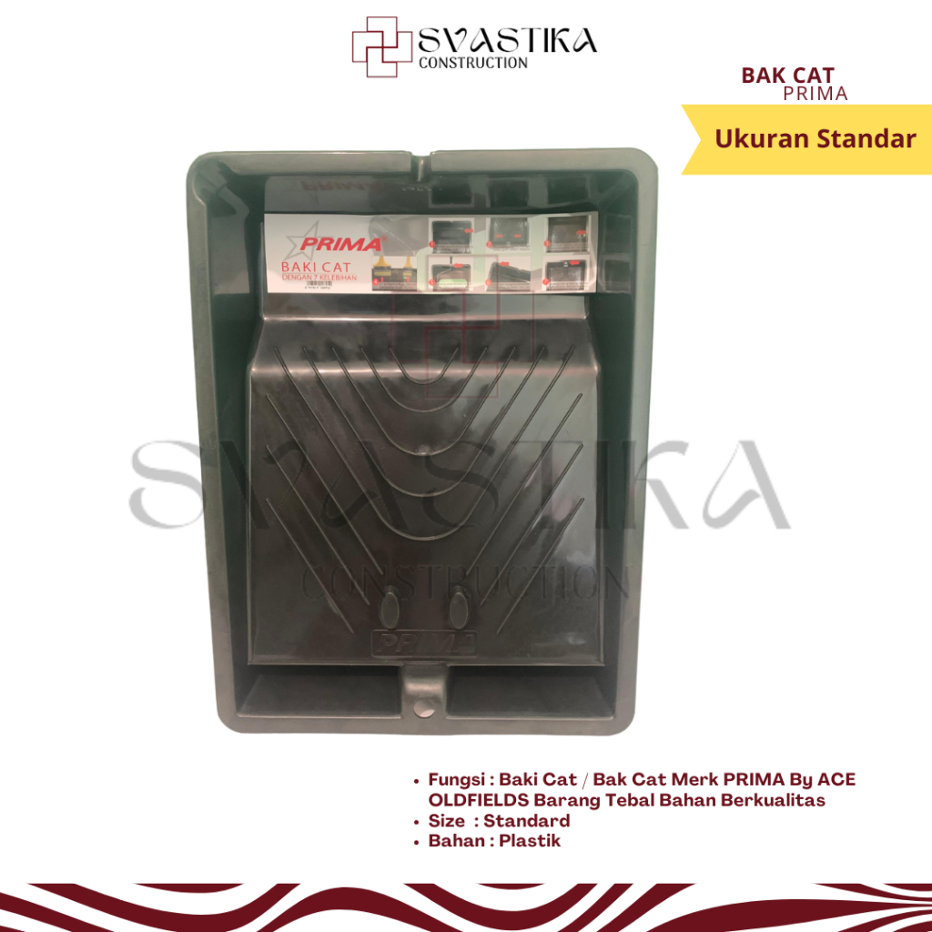 Jual Prima Baki Cat Tembok Ukuran Sedang Bak Cat Tembok Plastik ...