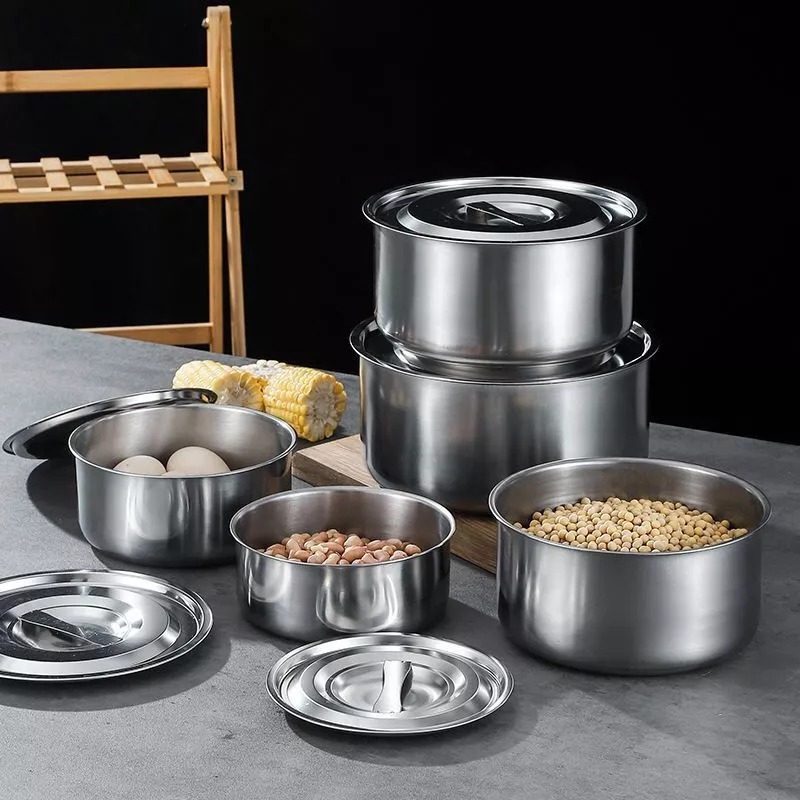 Jual Panci Set 5 in 1 Stockpot panci susun 5 in Stainless Steel ...