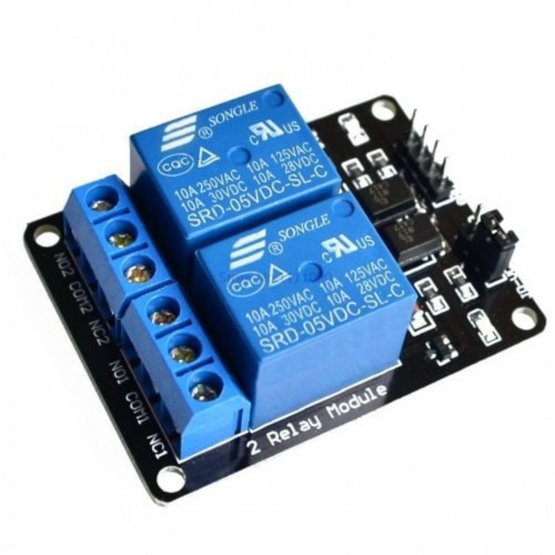 Jual RELAY 2 CHANNEL 5V 5VDC MODULE | Shopee Indonesia