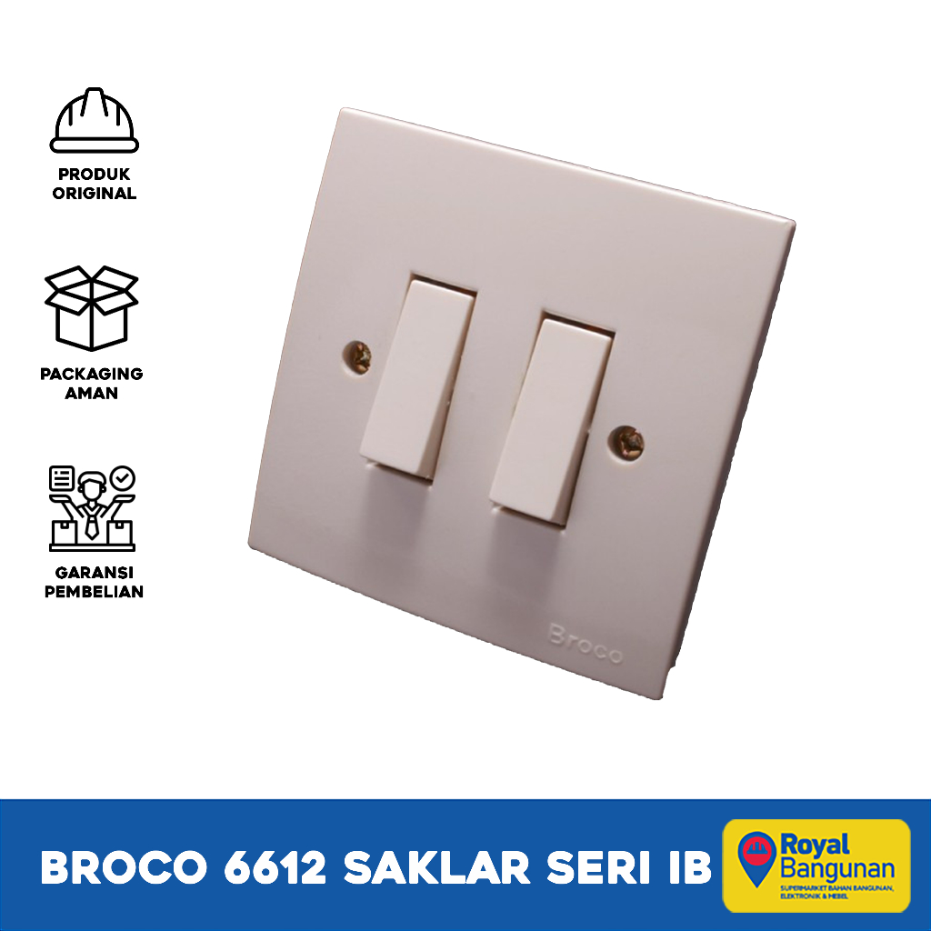 Jual Broco 6612 Saklar Seri IB | Shopee Indonesia