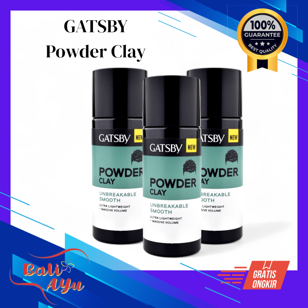 Jual Jual Gatsby Hair Powder Clay / Bedak Rambut Gatsby Powder Clay ...