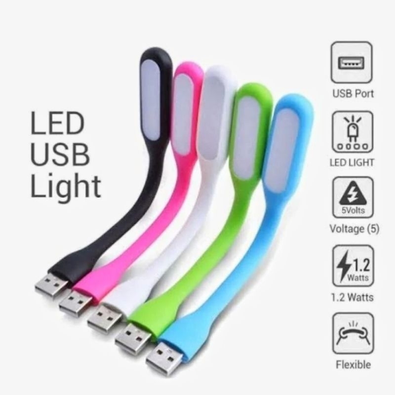 Jual LAMPU USB LED LAMP PORTABEL FLEXIBLE STICK LAMPU BACA SIKAT GIGI ...