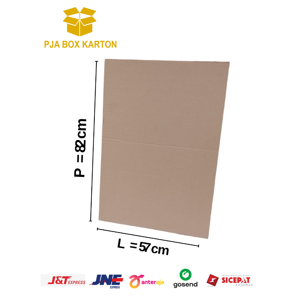 Jual Kardus Lembaran > Sheet Lembaran > Dus Layer 82 x 57 Cm | Shopee ...
