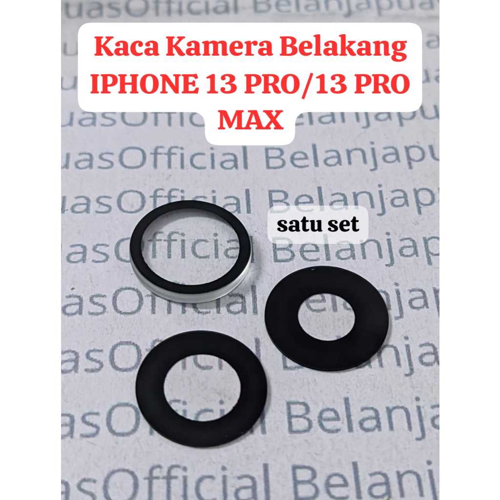 Jual Lensa Lens Cam Kaca Pengganti Kamera Belakang IPHONE IPH IP 13 PRO ...
