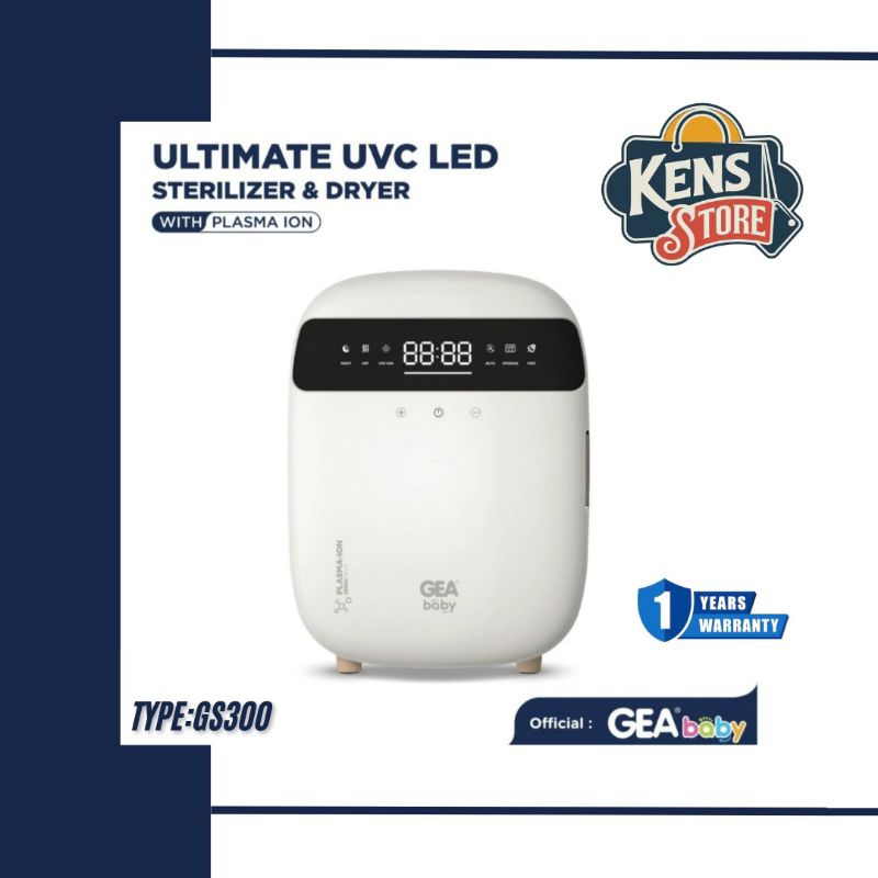 Jual GEA BABY GS-300 ULTIMATE UVC STERILIZER &DRYER WITH PLASMA LON ...