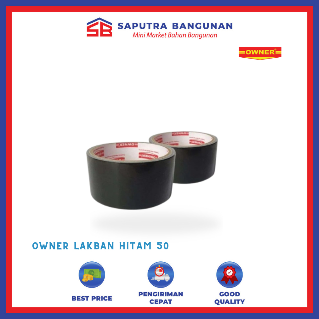 Jual LAKBAN HITAM UKURAN 2 INCH | Shopee Indonesia