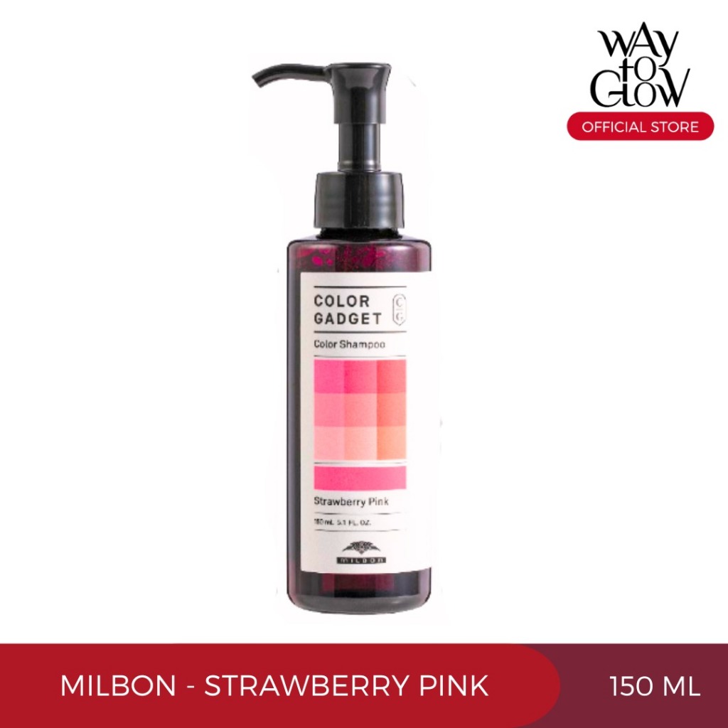 Jual Milbon Color Gadget Color Shampoo Strawberry Pink 150 ML | Shopee ...