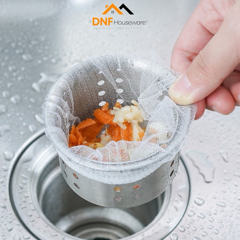 Jual DNF HOUSE (ISI 30 PCS) Jaring Saringan Wastafel Filter Sampah Cuci ...