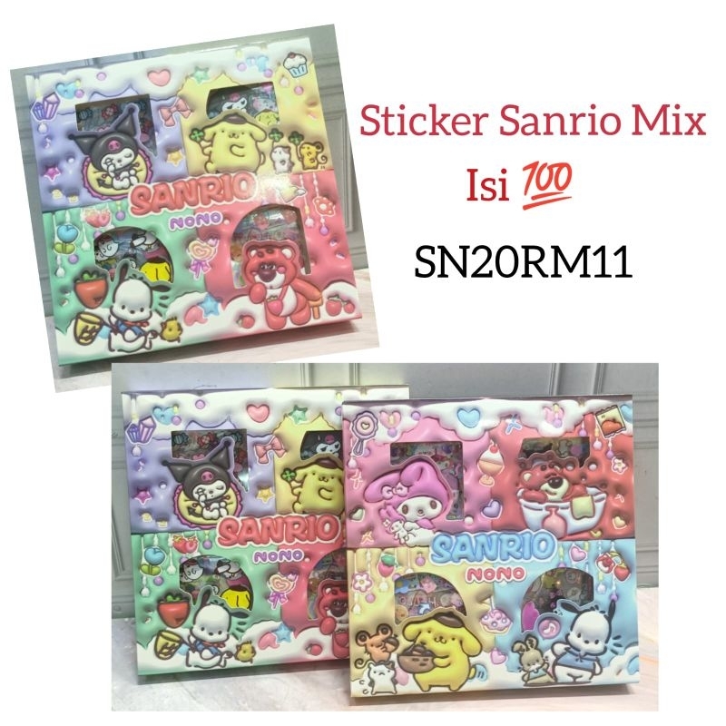 Jual STICKER MOMO / STICKER BOX SANRIO / STIKER KOTAK / STIKER MOMO ISI ...