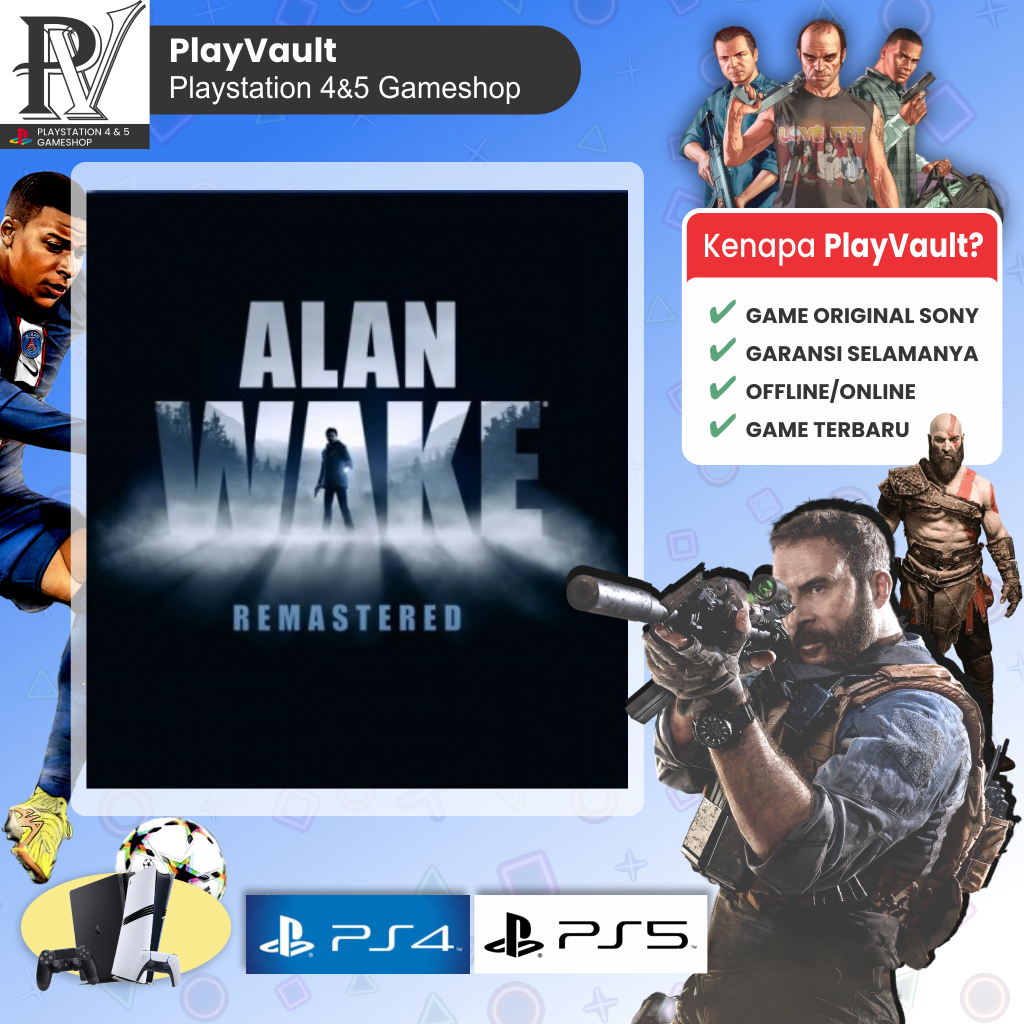 Jual Alan Wake Remastered PS4 PS5 | Shopee Indonesia