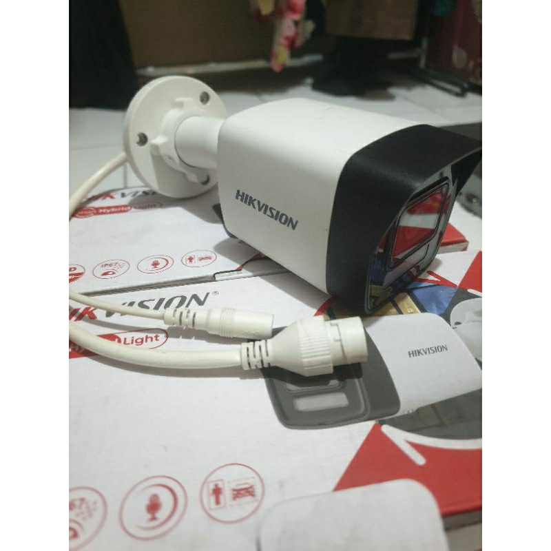 Jual HIKVISION IP CAMERA 4MP DUAL LIGHT BULLET AUDIO DS-2CD1043G2-LIU | Shopee Indonesia