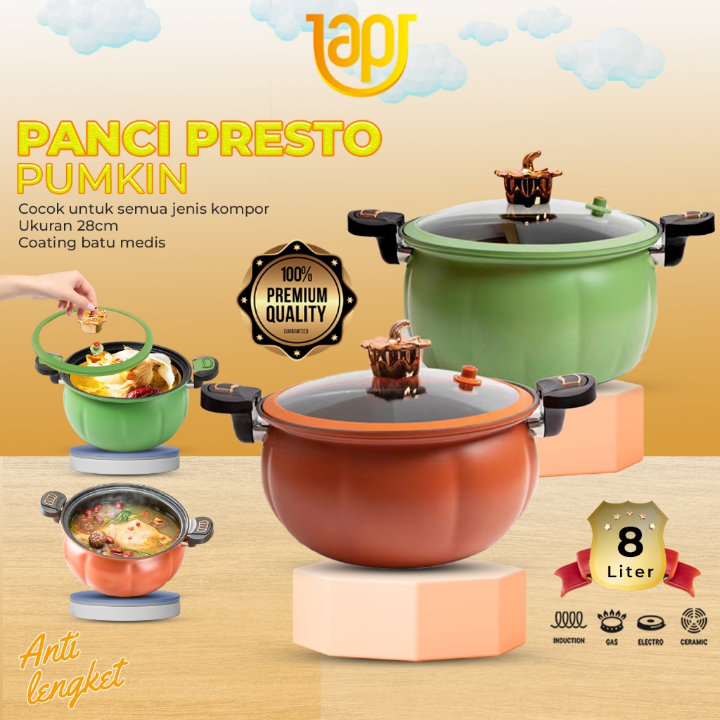 Jual Uap official Panci Presto Bulat Bentuk Labu Batu Medis Panci ...