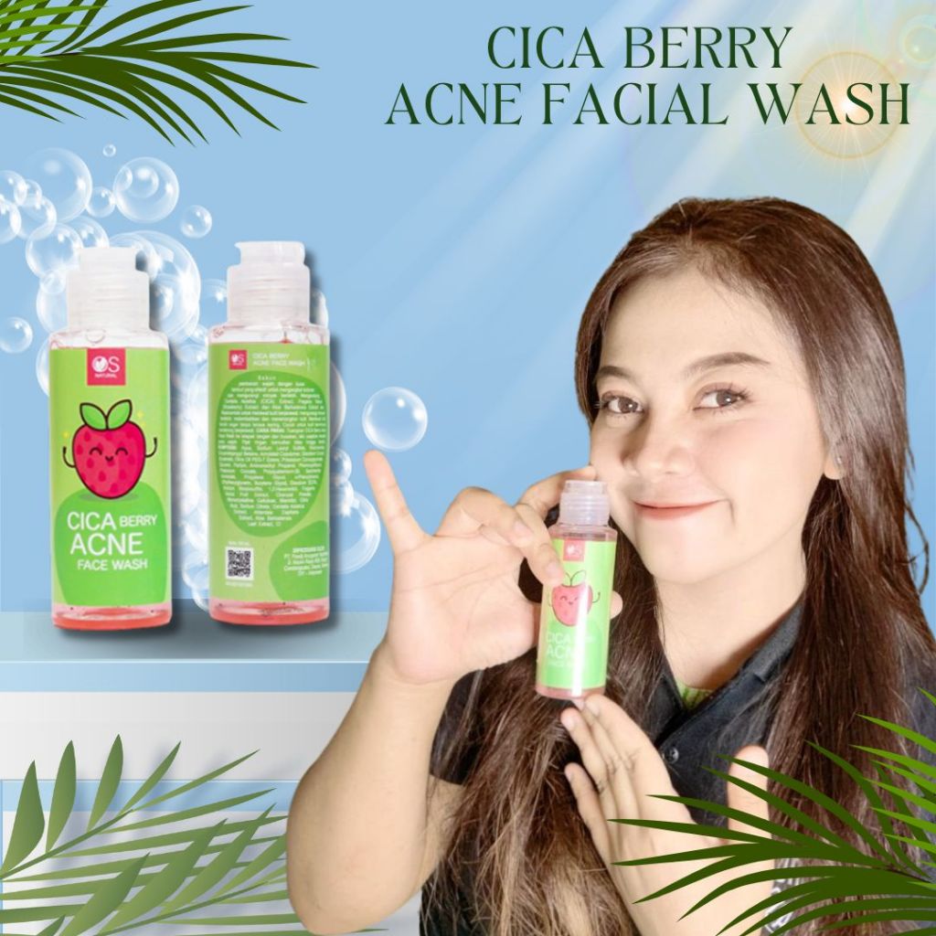 Jual LARISSA CICA BERRY ACNE FACE WASH (Untuk Remaja) | Shopee Indonesia