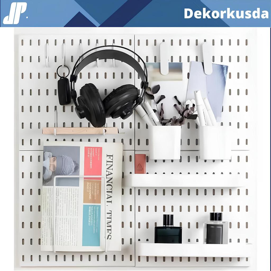 Jual Pegboard Papan Dinding Tempel Tanpa Paku Ukuran 28x28 cm Minimalis ...
