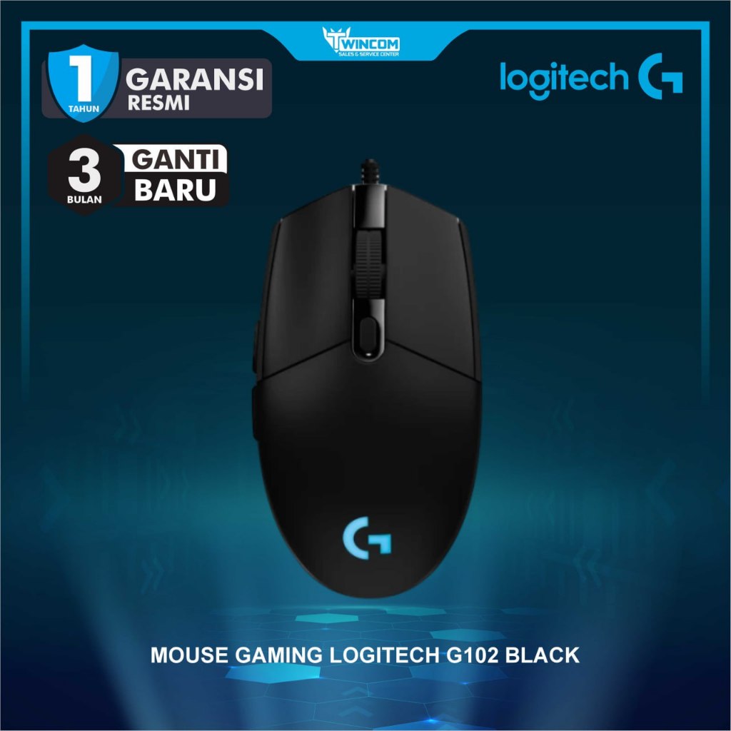 Jual MOUSE GAMING LOGITECH G102 V2 LIGHTSYNC BLACK/WHITE | Shopee Indonesia