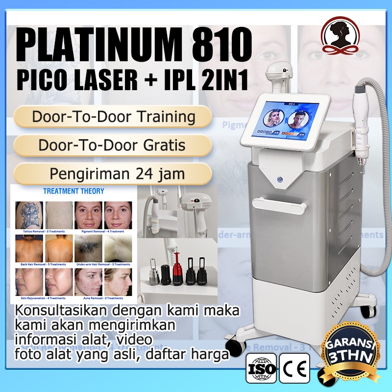 Jual 2in1 picosecond laser + ipl laser hair removal diode laser alat ...
