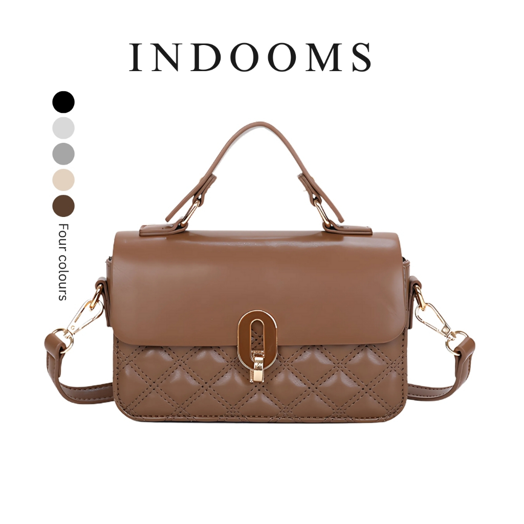 Jual Indooms Tas Selempang Wanita Kekinian Kalya Brown - Tas Sling Bag ...