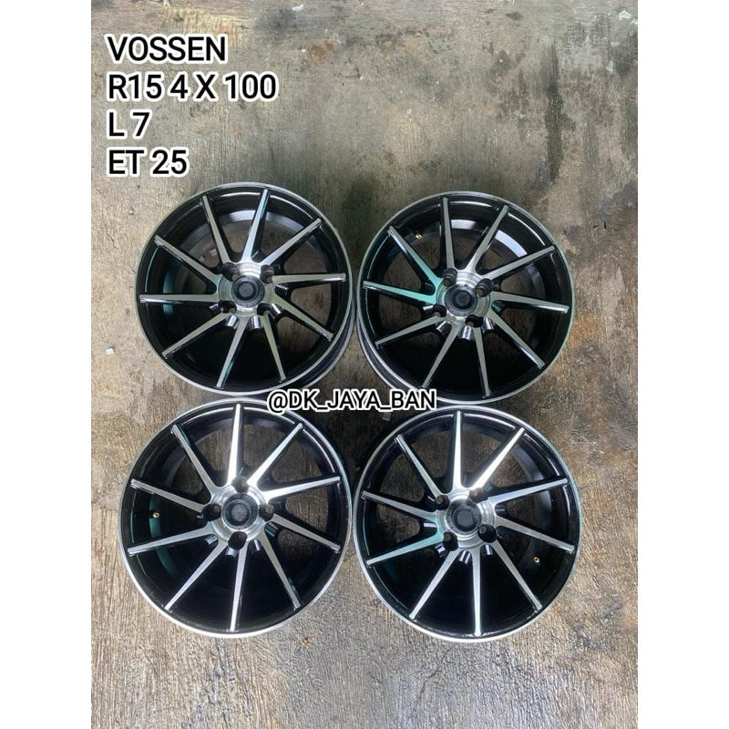 Jual VELG VOSSEN R15 4X100 (HARGA UNTUK 4PCS VELG ) | Shopee Indonesia