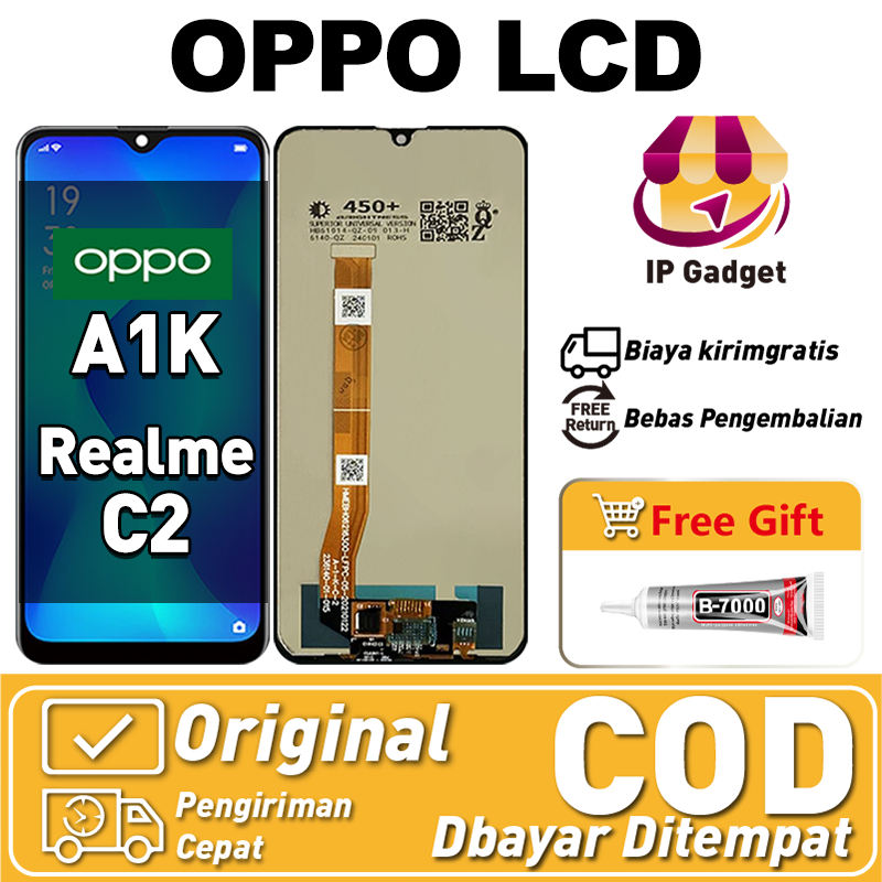 Jual Original Lcd FOR OPPO A1K REALME C2 fullset ori asli Layar hp ...