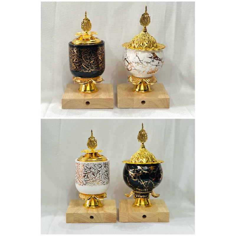 Jual Mabkhara Lafadz Marble Tempat Dupa Manual Elegan Mabkhara Bukhur ...