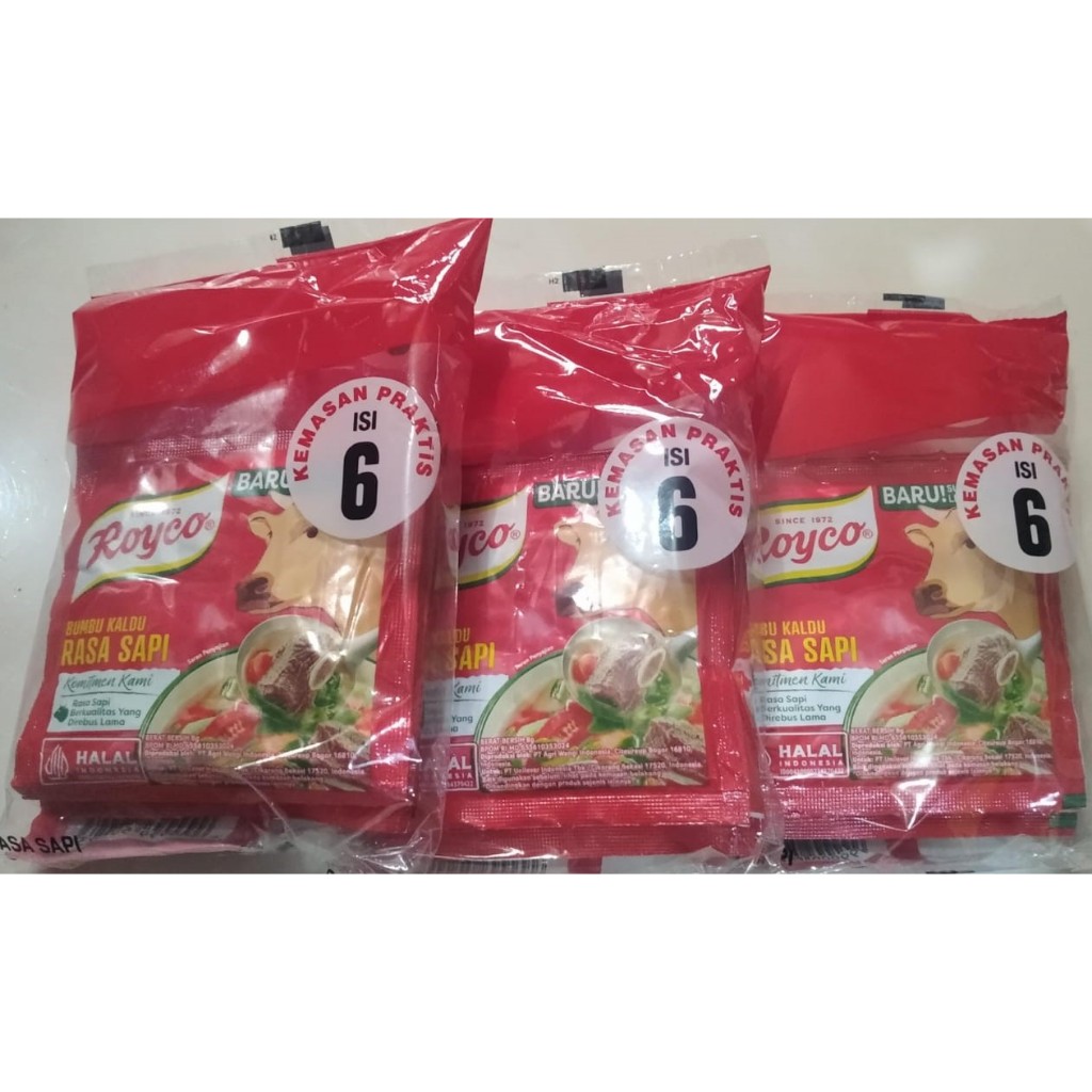 Jual Royco sapi sachet 8gr Isi 6 pcs | Shopee Indonesia