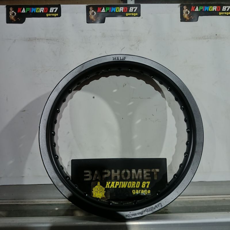 Jual Velg Pelek Champ 14x185 reborn cat hitam | Shopee Indonesia