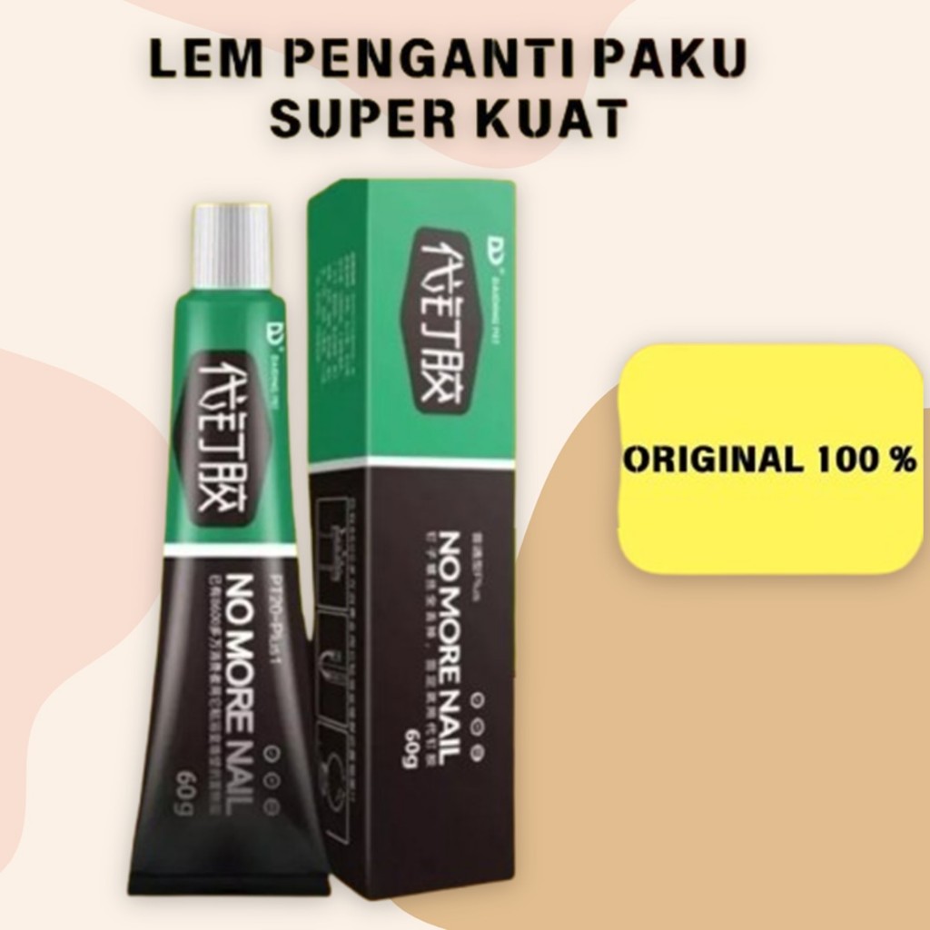 Jual Lem Pengganti Paku Tembok Lem Super No More Nail Adhesive Glue ...