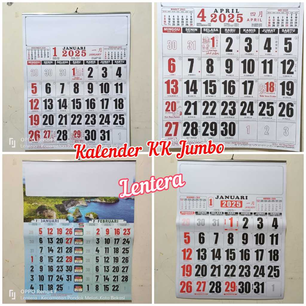 Jual KALENDER KERJA JUMBO 2025 UMUM | Shopee Indonesia