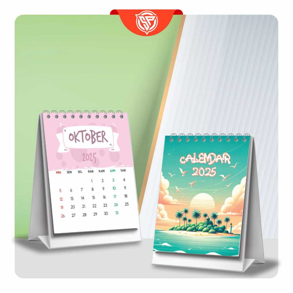 Jual KALENDER 2025 MINI - KALENDER MEJA MINI - CALENDER MEJA DUDUK 2025 ...